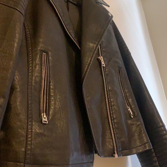 Topshop | Jackets & Coats | Topshop Leather Jacket | Poshmark